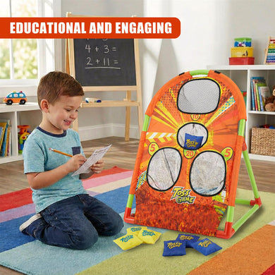 Bag Toss Game Set Outdoor Indoor Play-set - Red, Green, Orange, Blue ...