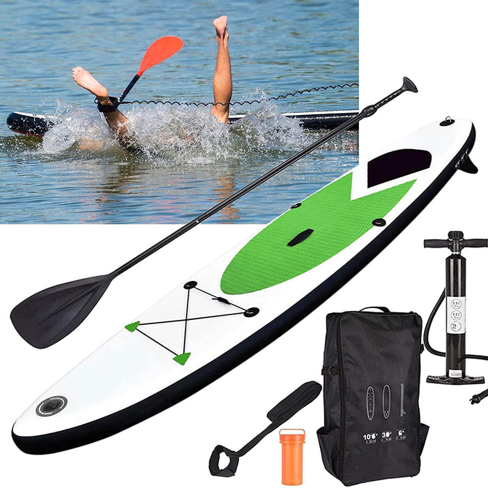 Inflatable SUP Stand Up Paddle Board Green 305cm by GEEZY - The Magic ...