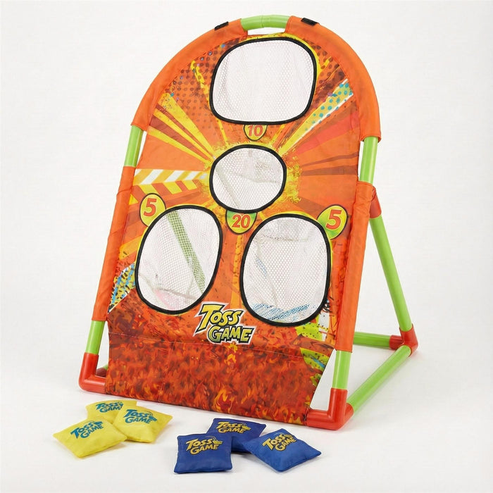 Bag Toss Game Set Outdoor Indoor Play-set - Red, Green, Orange, Blue ...