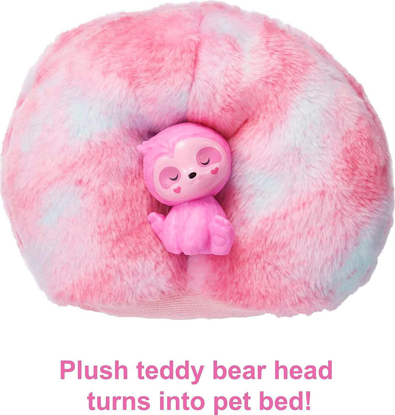 Barbie Cutie Reveal Doll with Sloth Plush by Barbie | The Magic Toy Shop