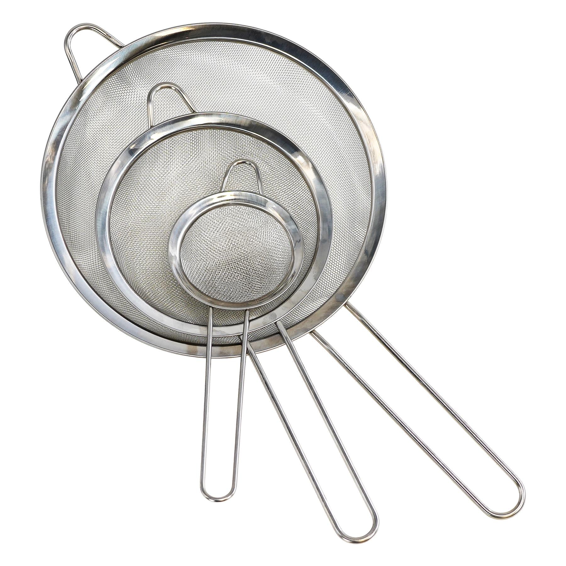 Stainless Steel Sieve Strainers Set of 3 by GEEZY | The Magic Toy Shop