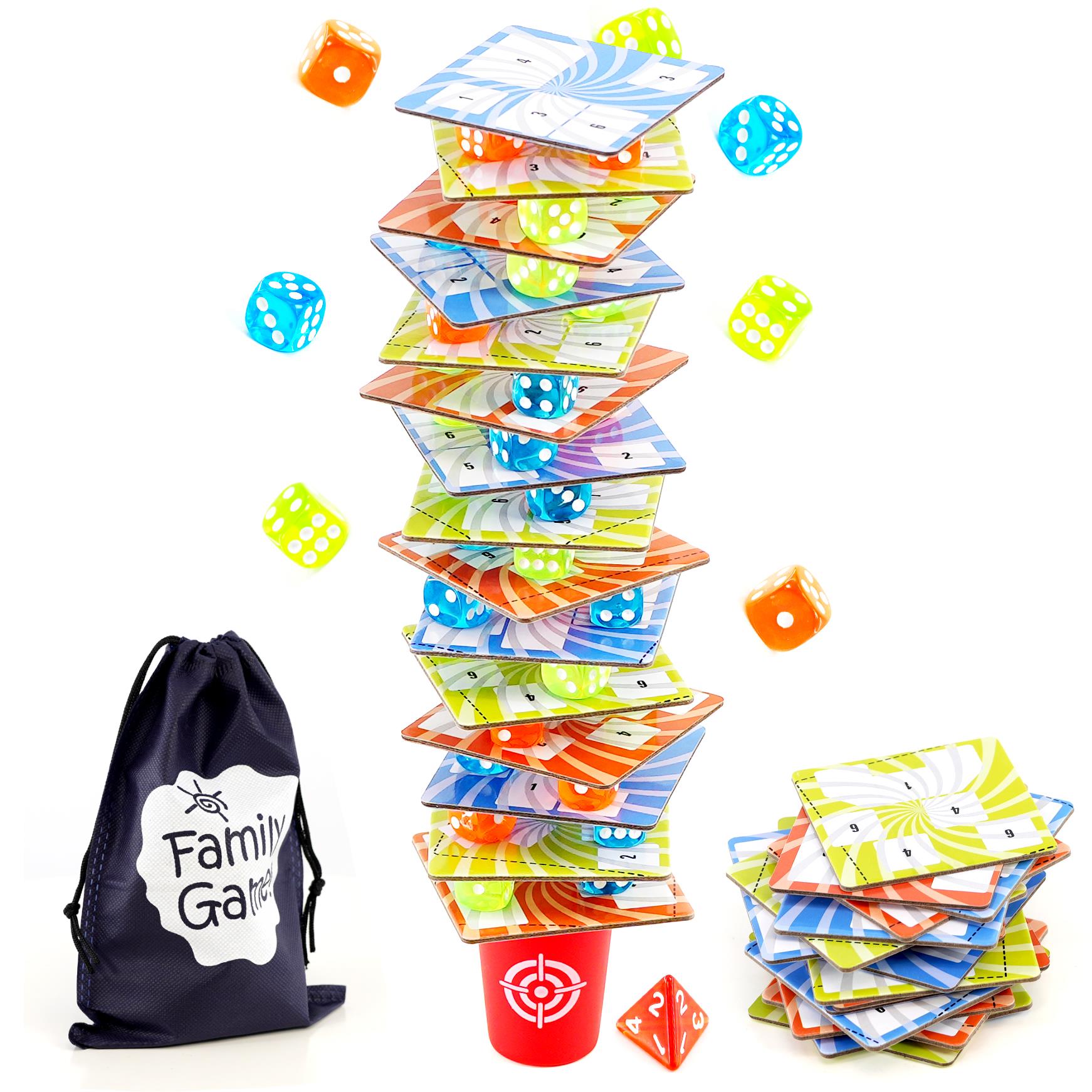 Dice Tower Balancing Board Game by The Magic Toy Shop | The Magic Toy Shop