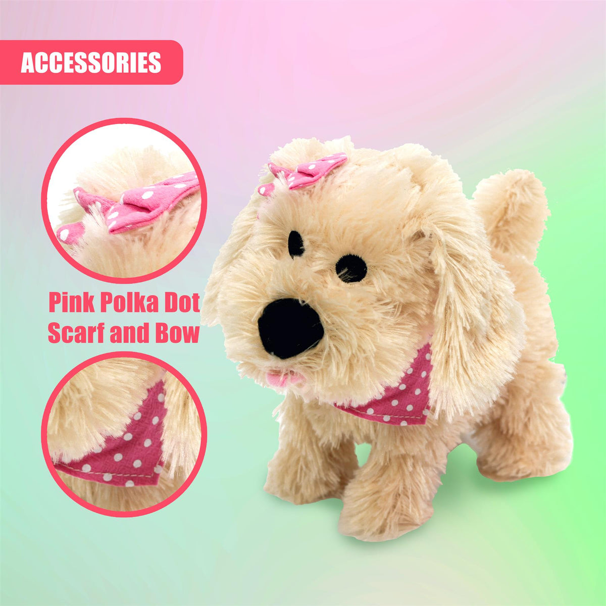 Fluffy Plush Walking & Talking Dog Toy by The Magic Toy Shop | The ...