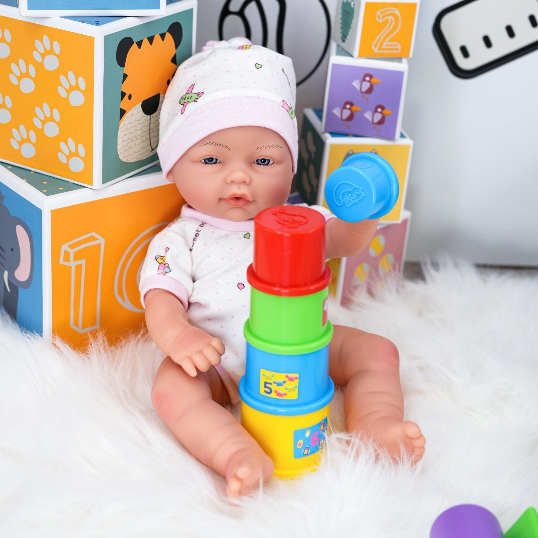 14" Realistic New Born Baby Girl Dolls - The Magic Toy Shop