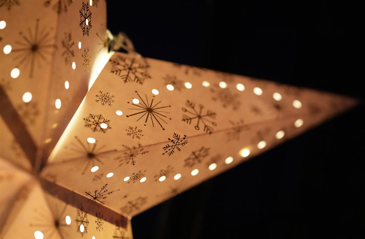 75 cm LED Hanging Paper Star Lantern by GeezyThe Magic Toy Shop