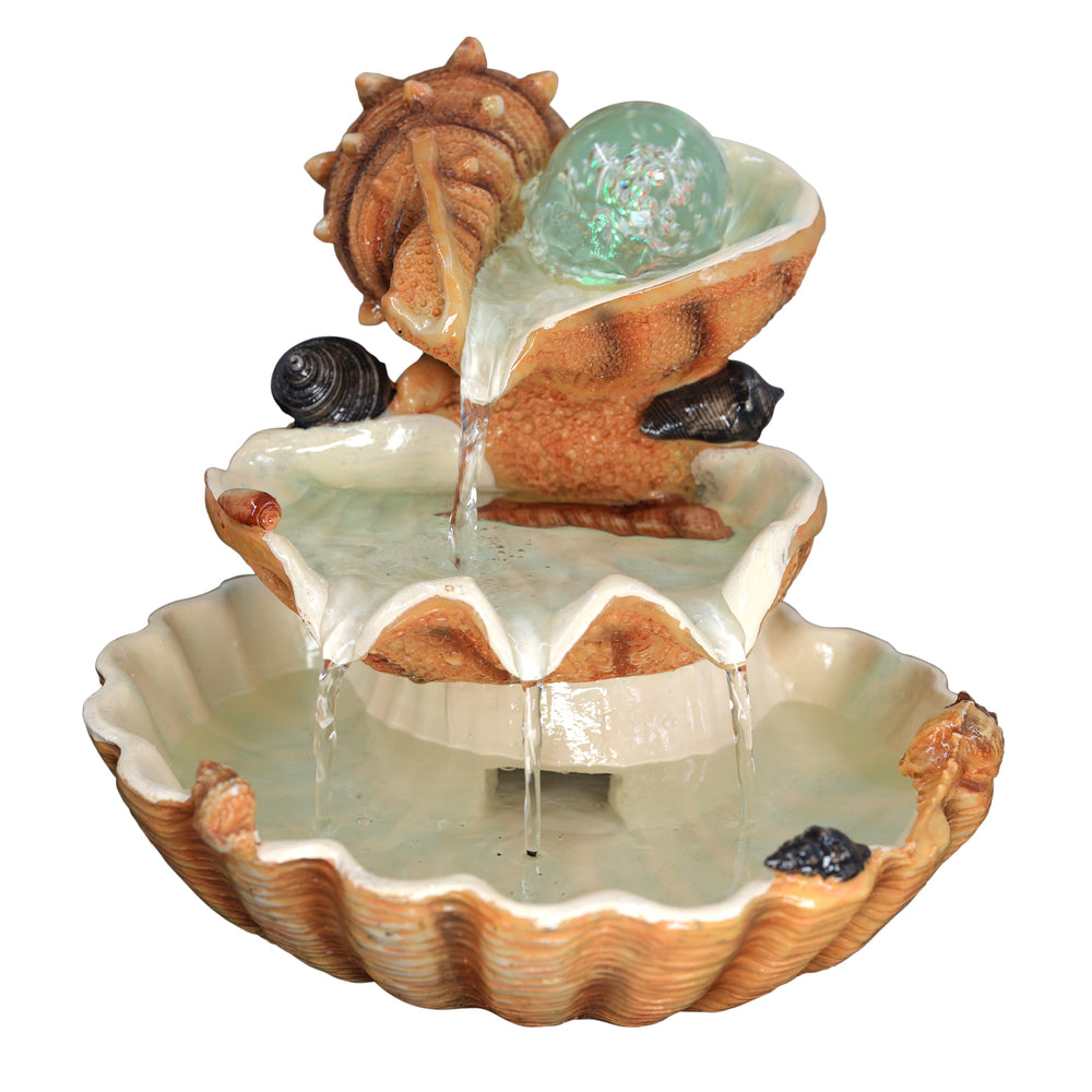 Clam Shell Water Feature Indoor With LED by GEEZY | The Magic Toy Shop