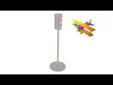 Traffic Signal & Crosswalk Lights Playset - Multicoloured ...