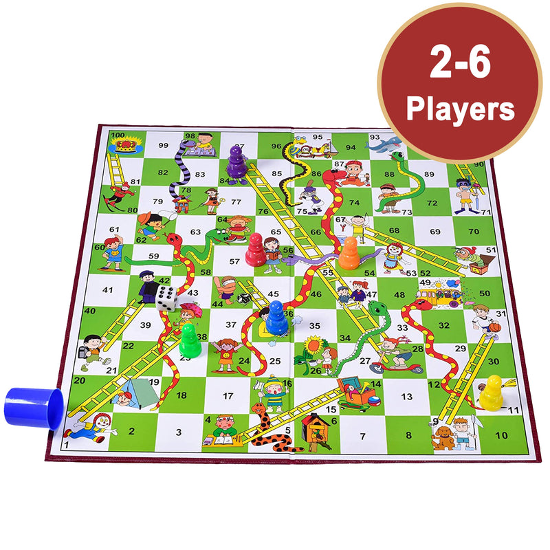 Snakes and Ladders Traditional Board Game - The Magic Toy Shop
