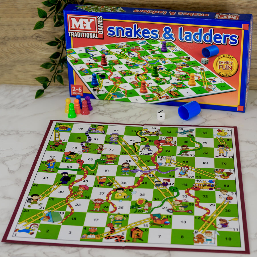 Snakes and Ladders Traditional Board Game - The Magic Toy Shop